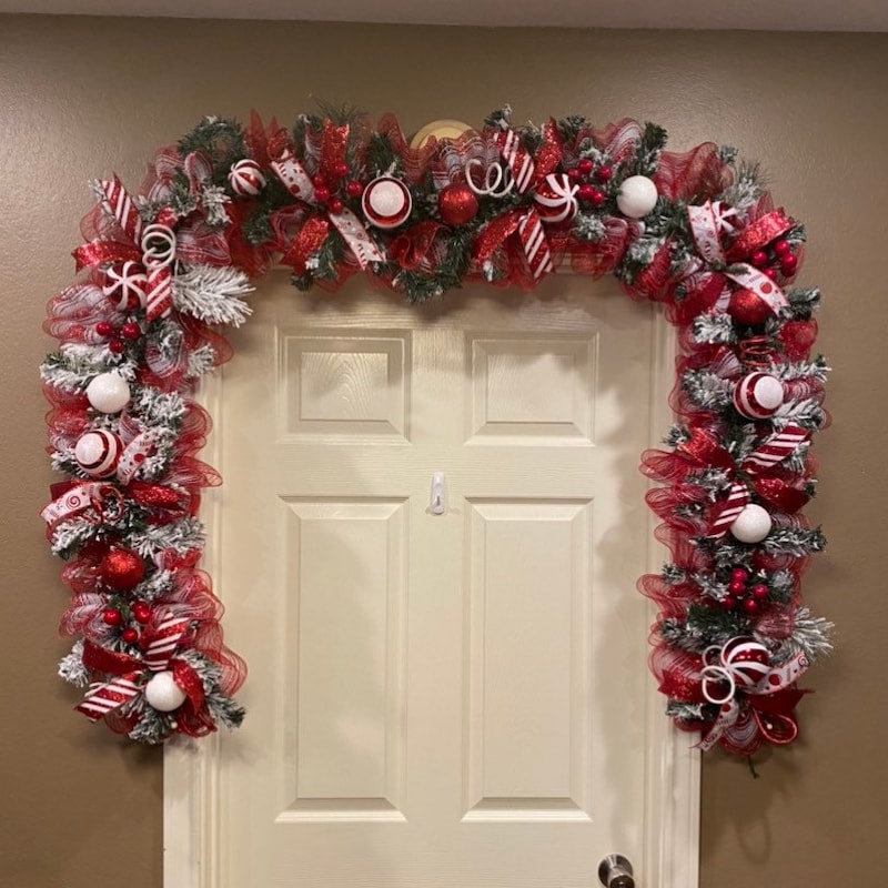 Christmas Door Garland - Etsy