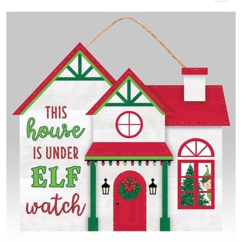 Elf Signs for Wreaths - Etsy