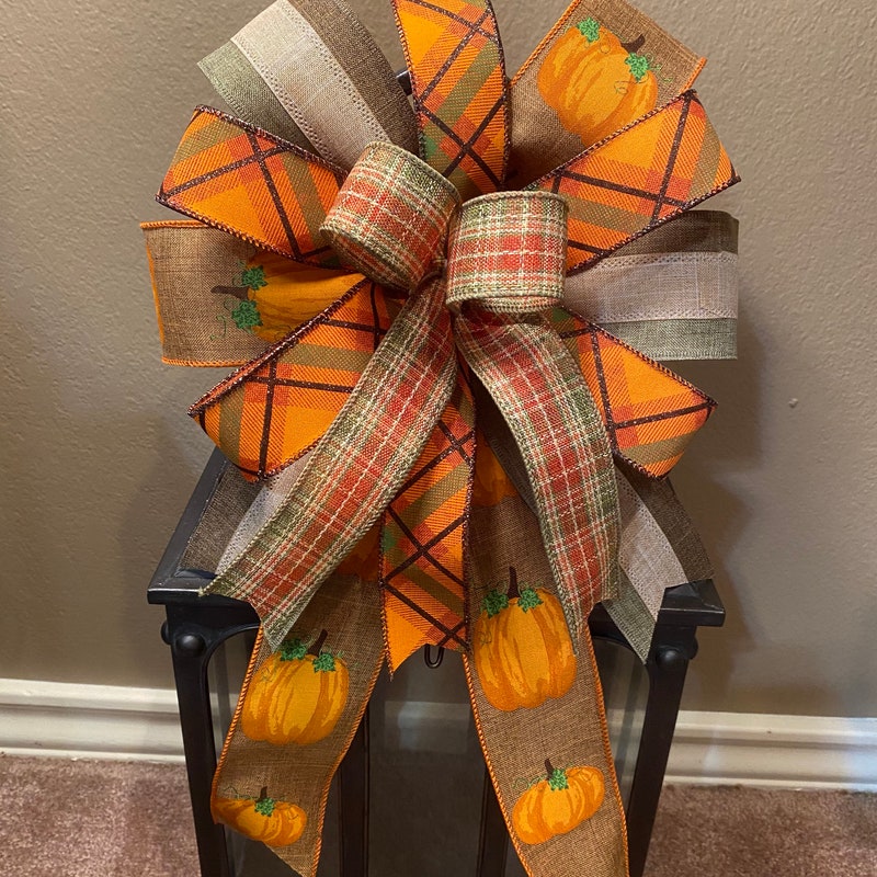 Fall Wreath Bow - Etsy