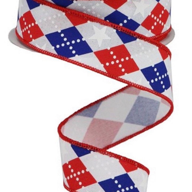 Blue Argyle Fabric - Etsy