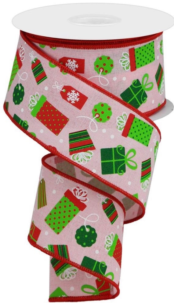 Christmas Ribbon Christmas Presents Ribbon Pesent Ribbon - Etsy