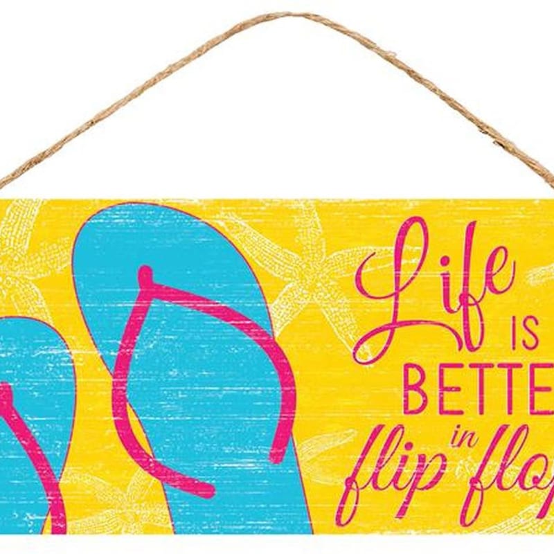Flip Flop Sign - Etsy