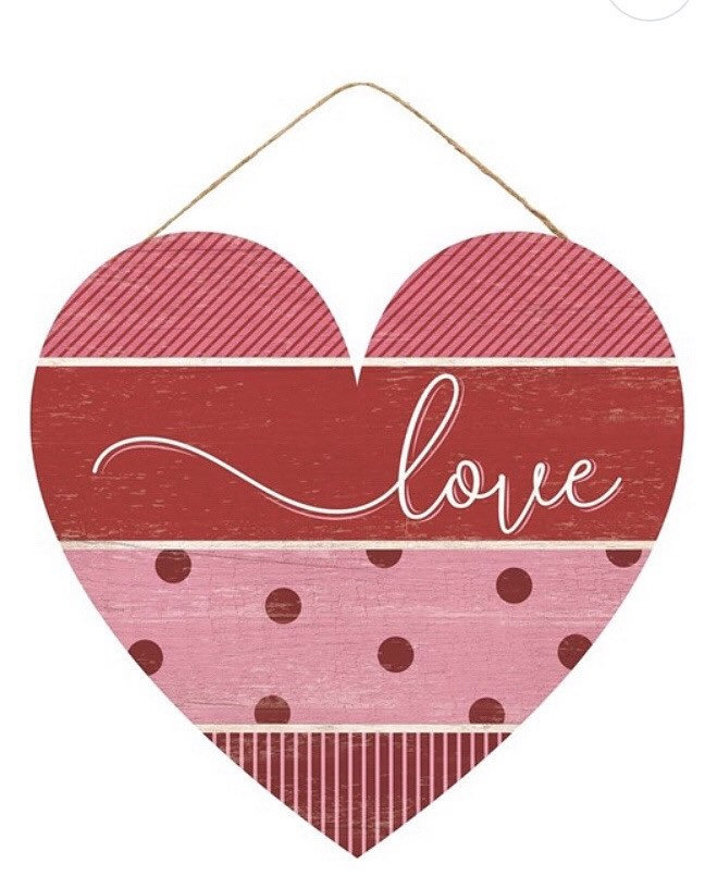 Valentine’s Day Sign, Valentine Sign, Love Sign, Heart Sign, Pink Sign ...