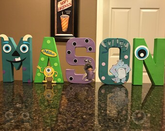 Monsters inc letters | Etsy