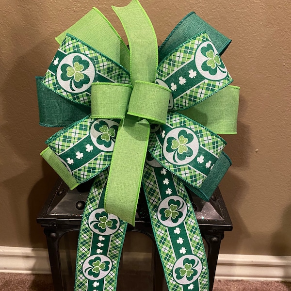 St Patricks Day Bow - Etsy