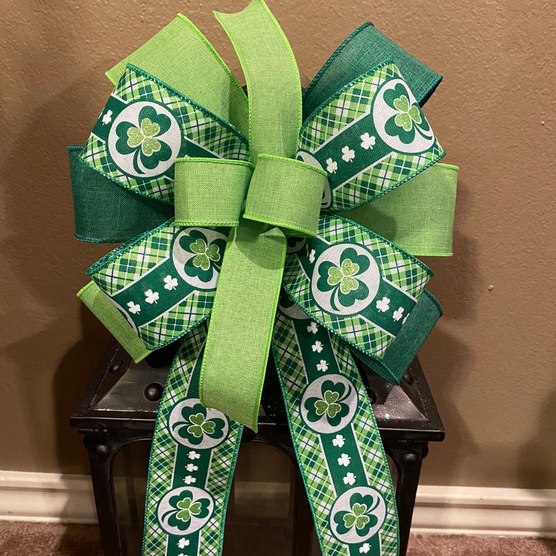 St Patricks Day Bow - Etsy