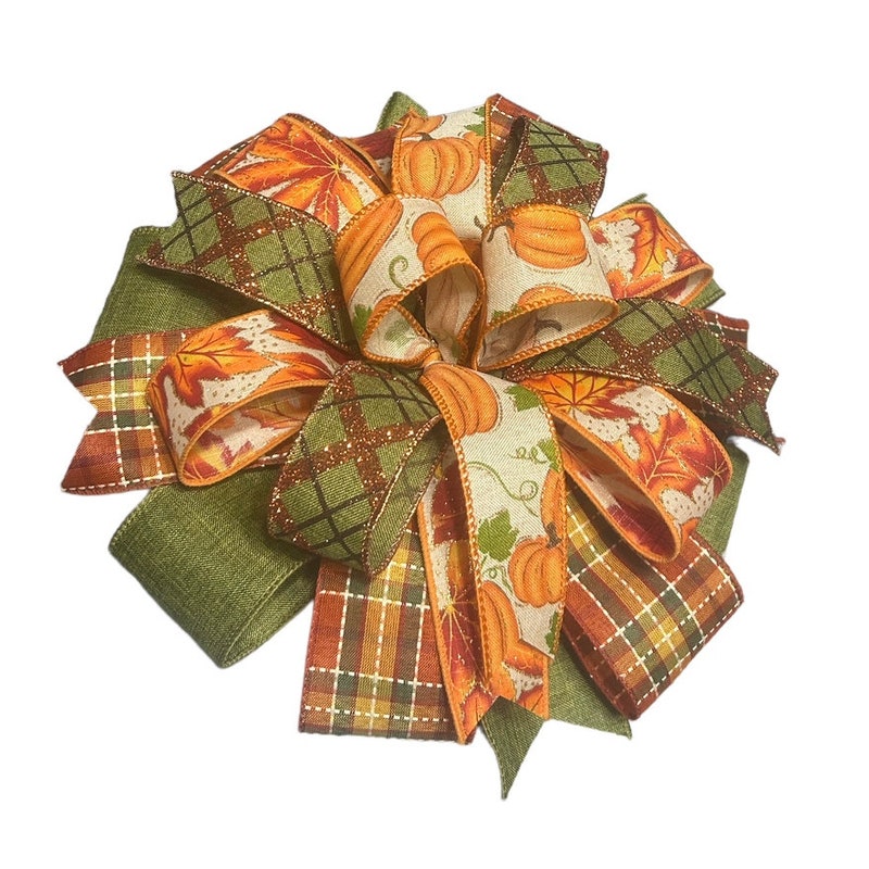 Thanksgiving Bow - Etsy