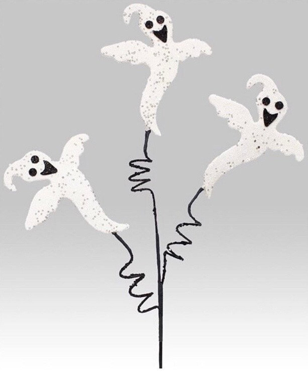 Halloween Wreath Pick, Ghost Wreath Pick, Spooky Ghost Wreath Pick ...