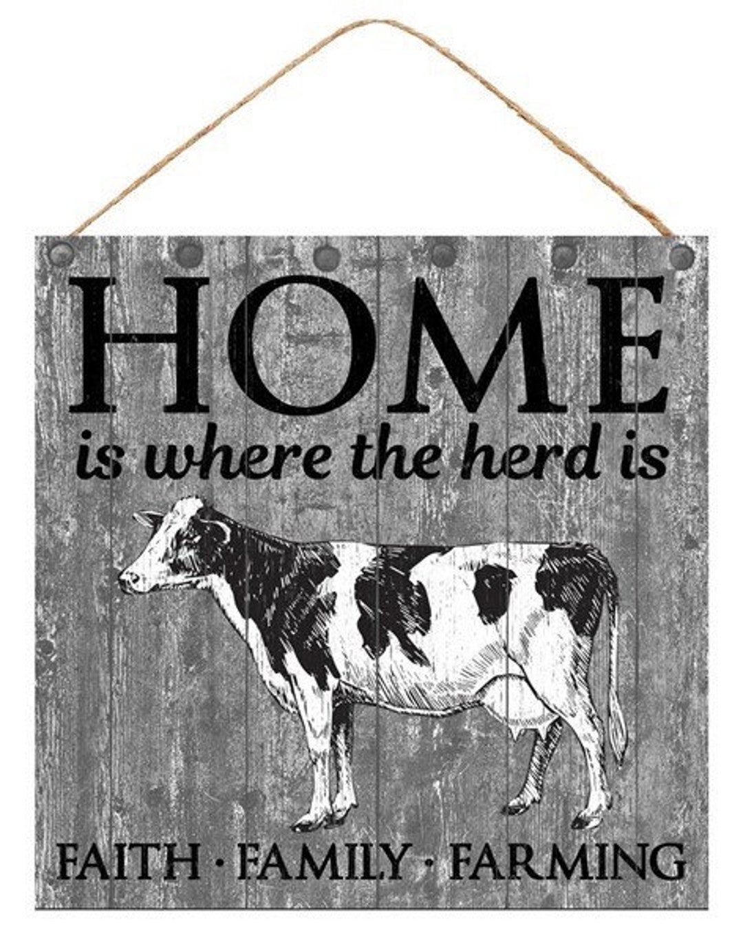 Farmhouse Sign, Welcome Sign, Cow Sign, Rustic Sign, Wreath Sign - Etsy