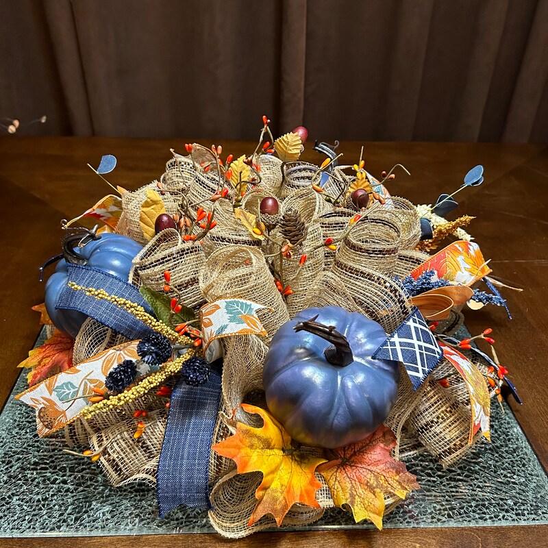 Blue Fall Decor - Etsy