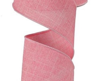 Pink Wired Ribbon | Etsy