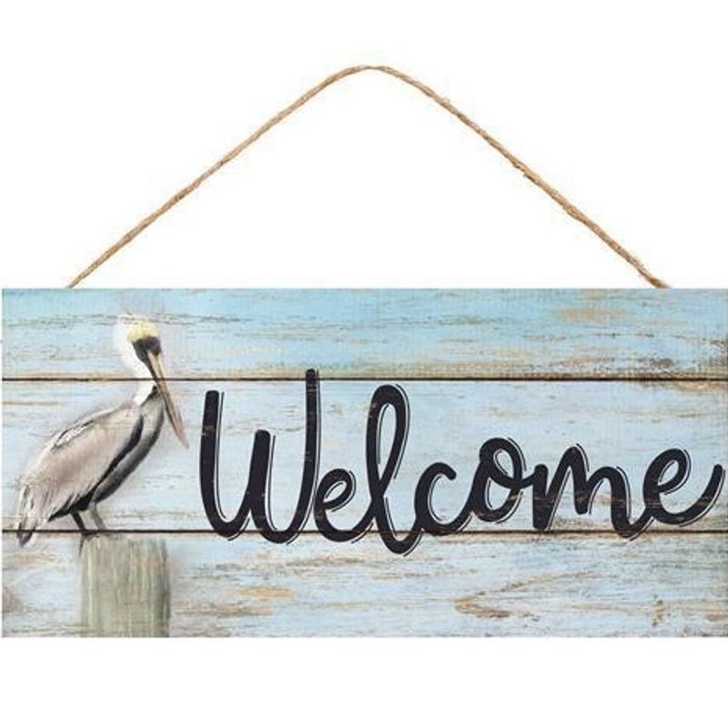 Beachy Welcome Sign - Etsy