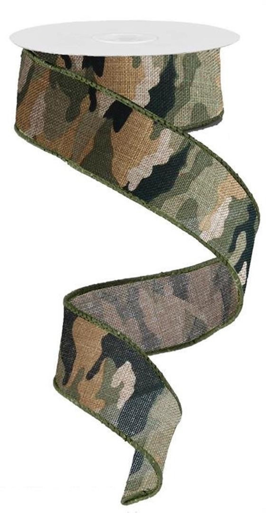 Camouflage Ribbon, Camo Ribbon, Green Ribbon, Military Ribbon, Hunting ...