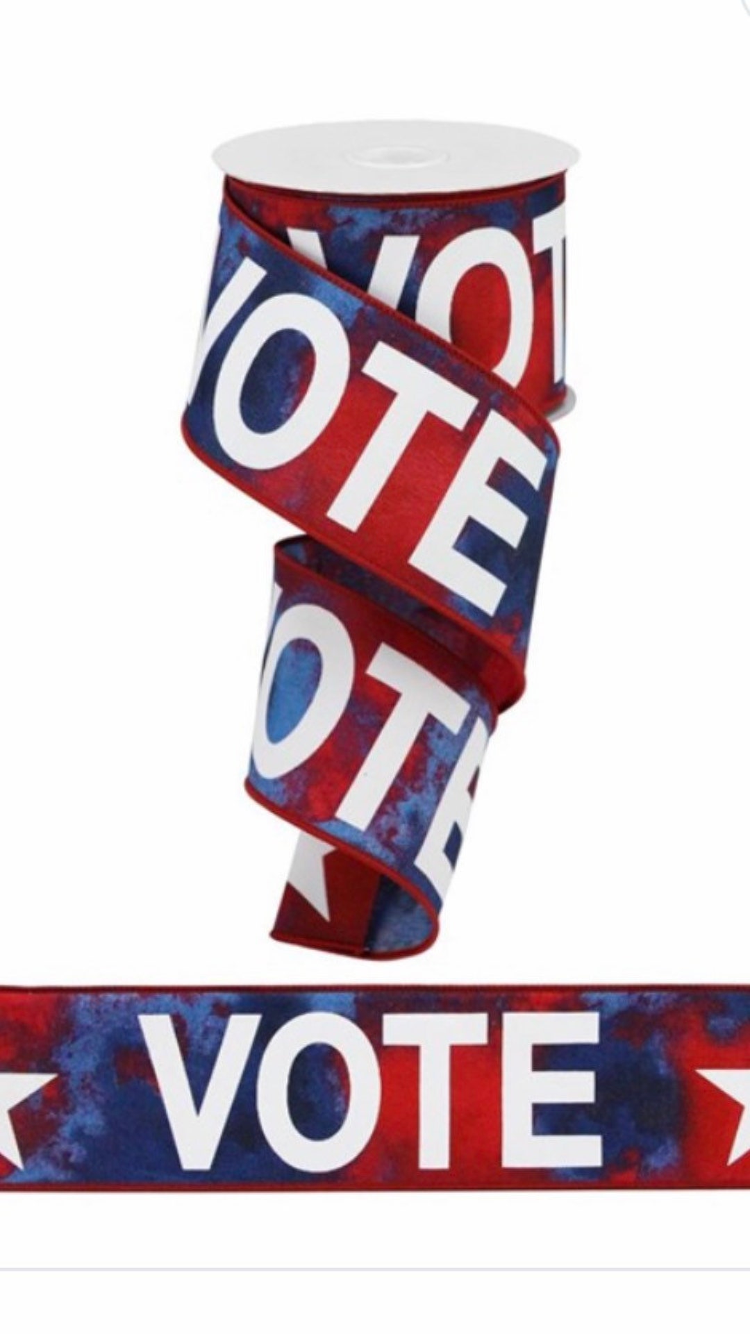 Patriotic Ribbon, Vote Ribbon, USA Ribbon, America Ribbon, Red White ...