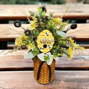 Bee Centerpiece, Be Hive Centerpiece, Spring Centerpiece, Summer ...