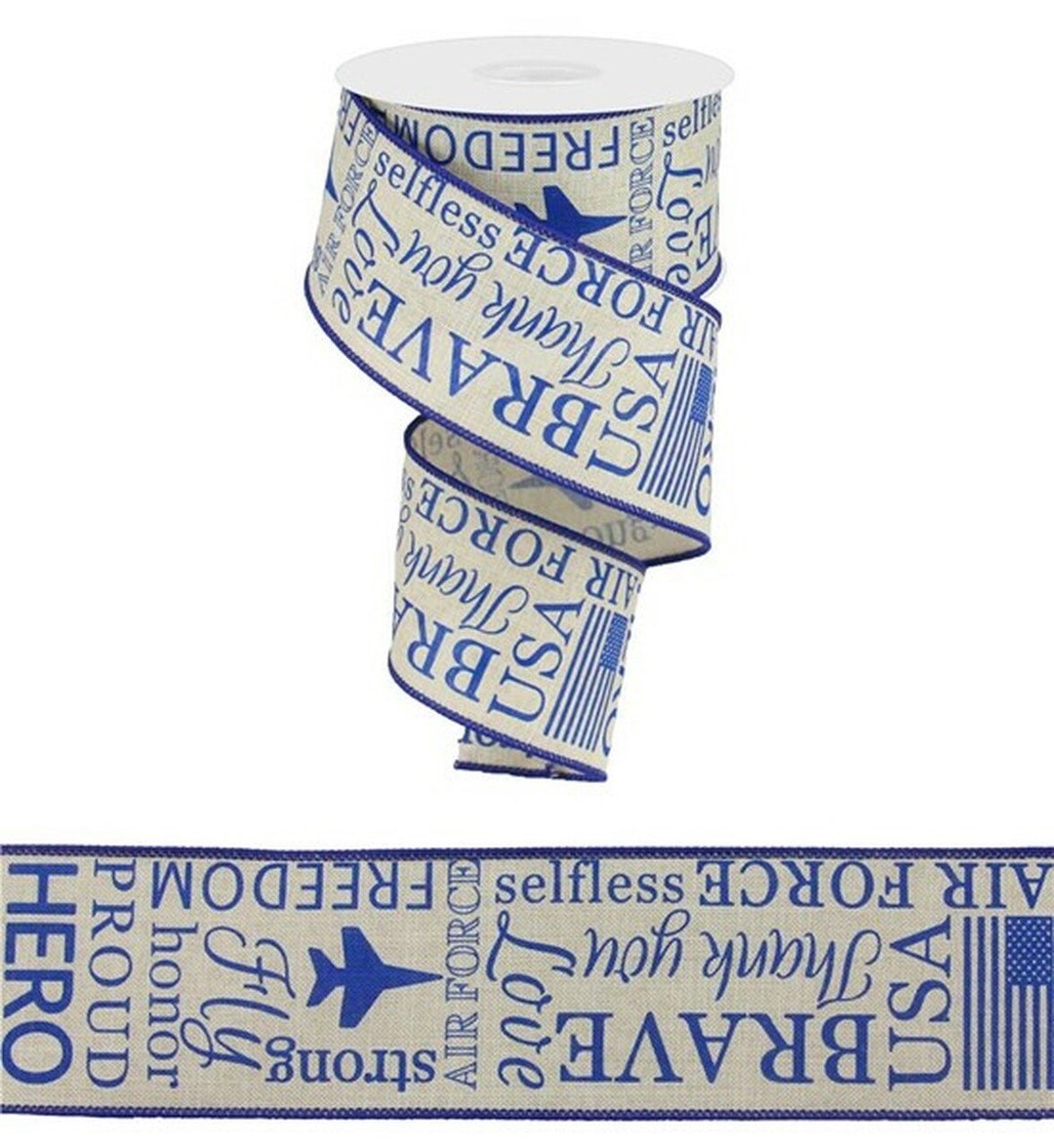 Air Force Ribbon, Blue Air Force Ribbon, Military Ribbon, Patriotic ...