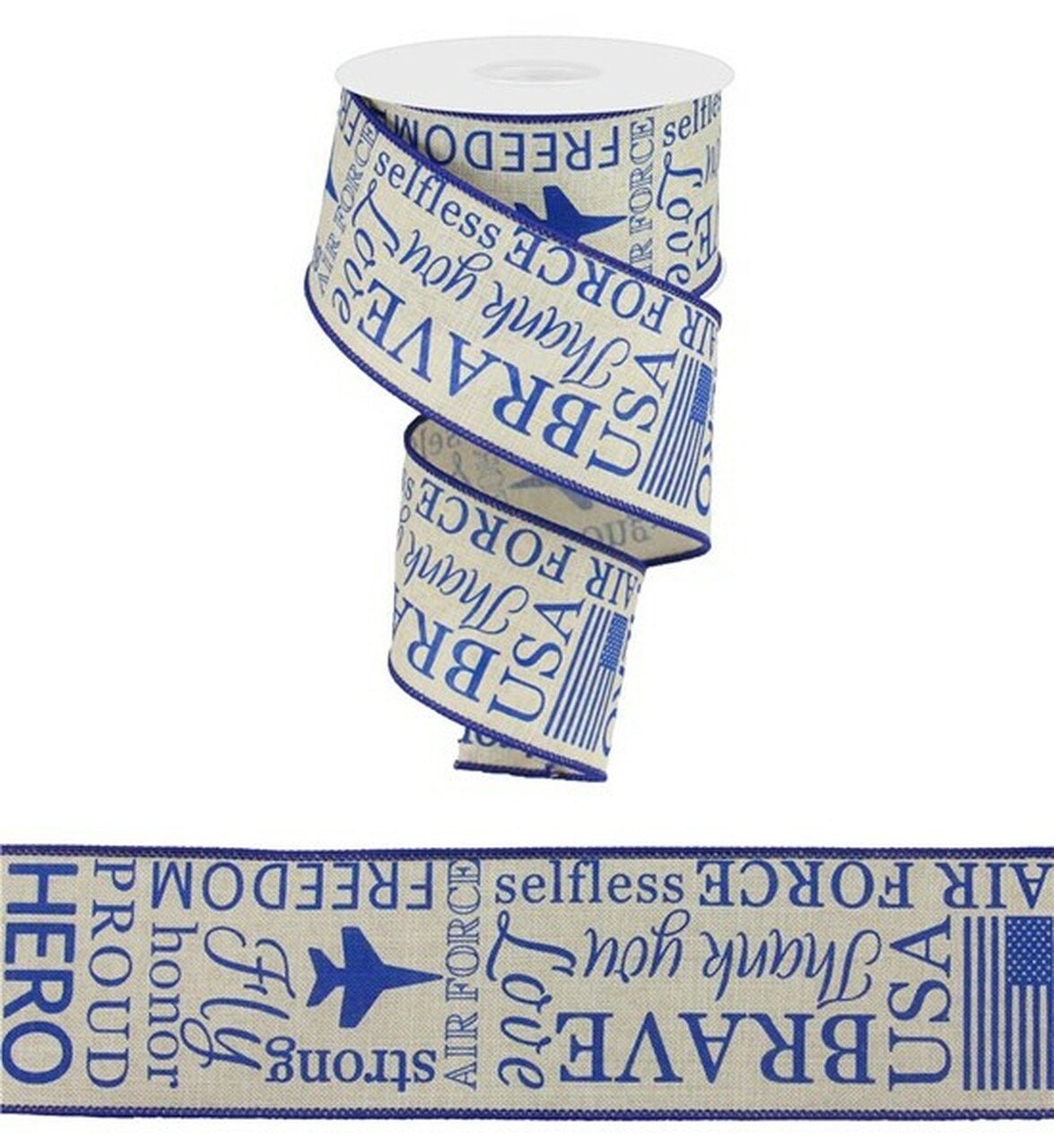 Air Force Ribbon, Blue Air Force Ribbon, Military Ribbon, Patriotic ...
