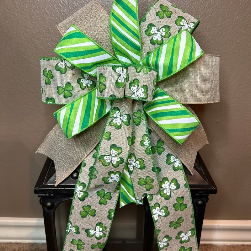 St Patricks Day Bow - Etsy