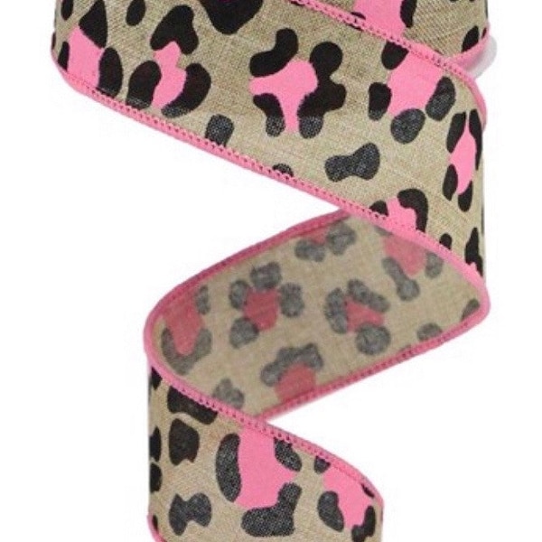 Leopard Ribbon - Etsy