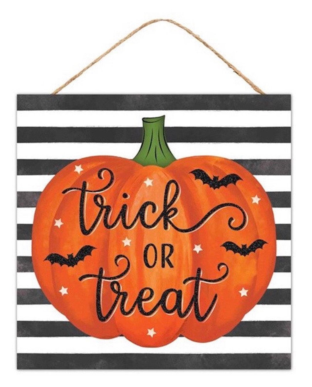 Halloween Sign, Trick or Treat Sign, Pumpkin Sign, Bats Sign, Halloween ...