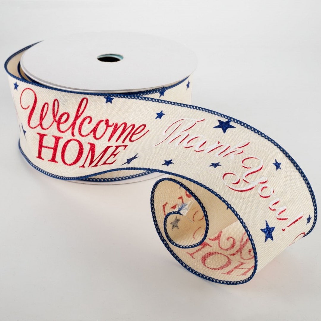 Patriotic Ribbon, USA Ribbon, Thank You Ribbon, Welcome Home Ribbon ...