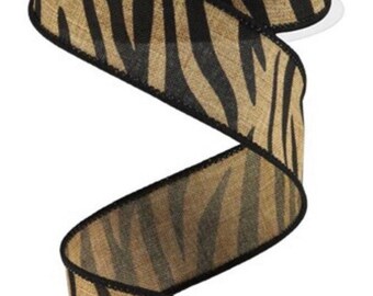 Tiger Ribbon, Zebra Stripe Ribbon, Black Ribbon, Orange Ribbon, Animal ...