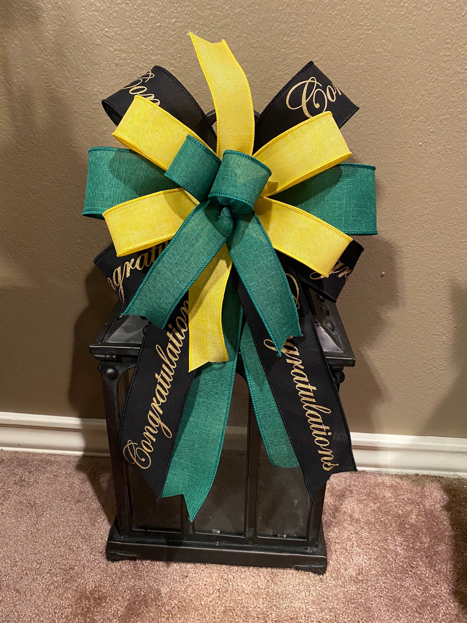 Congratulations Bow Graduation Bow Wedding Bow Wreath Bow | Etsy