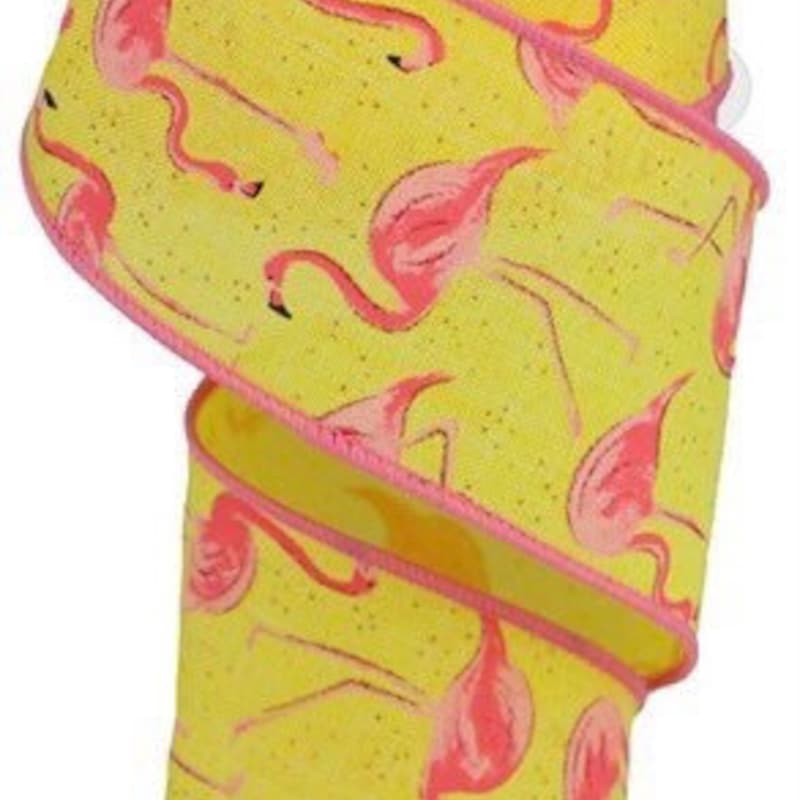 Flamingo Ribbon Wired - Etsy