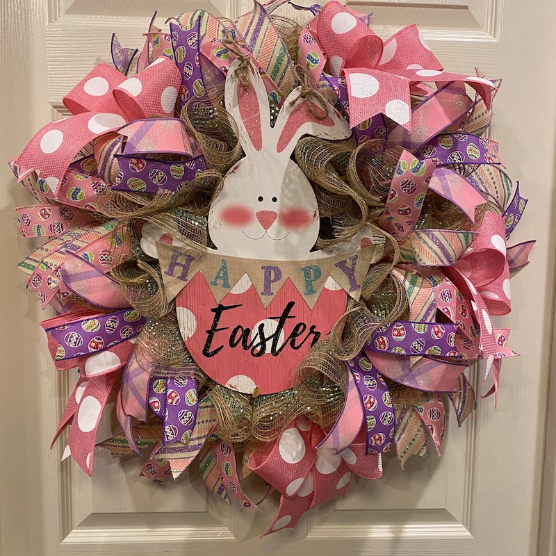 Easter Door Wreath - Etsy