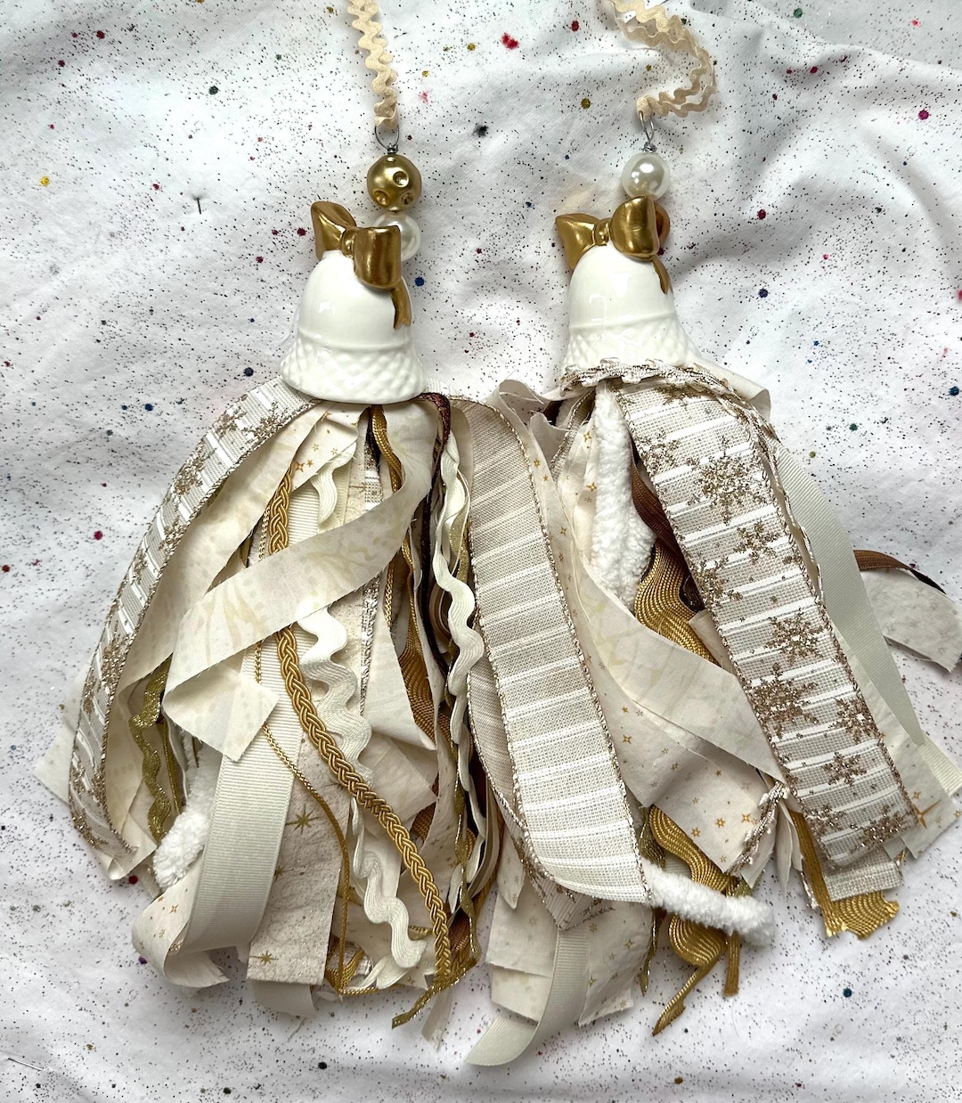 Mini Salt Shaker Tassel, Unique Handmade, Christmas Decoration, Church ...