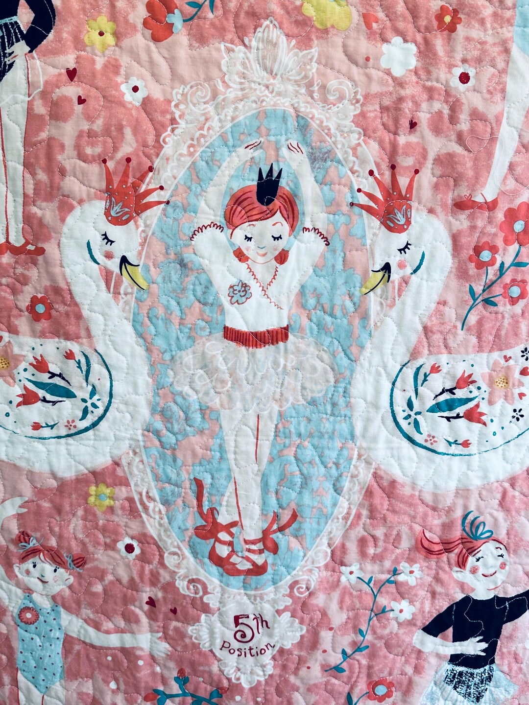 Ballerina Quilt 27”x46” - Etsy