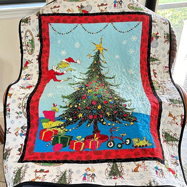 Grinch Quilt Kit - Etsy