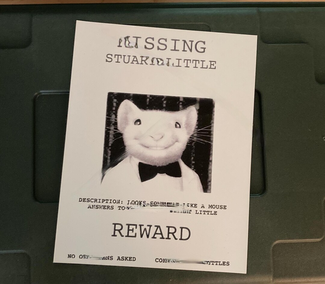 Stuart Little 1999 Original Missing Flyer Michael J. Fox Movie Prop ...
