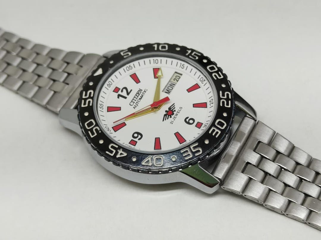 Vintage Citizen Automatic Day-date Watch, Refurbished Wrist Watch - Etsy