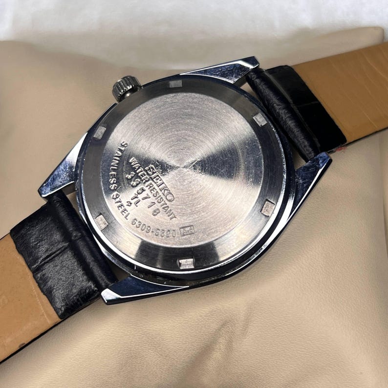Seiko 5 Automatic Vintage Watch: 36mm Black Dial, Refurbished Men's ...