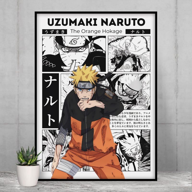 Naruto Poster - Etsy