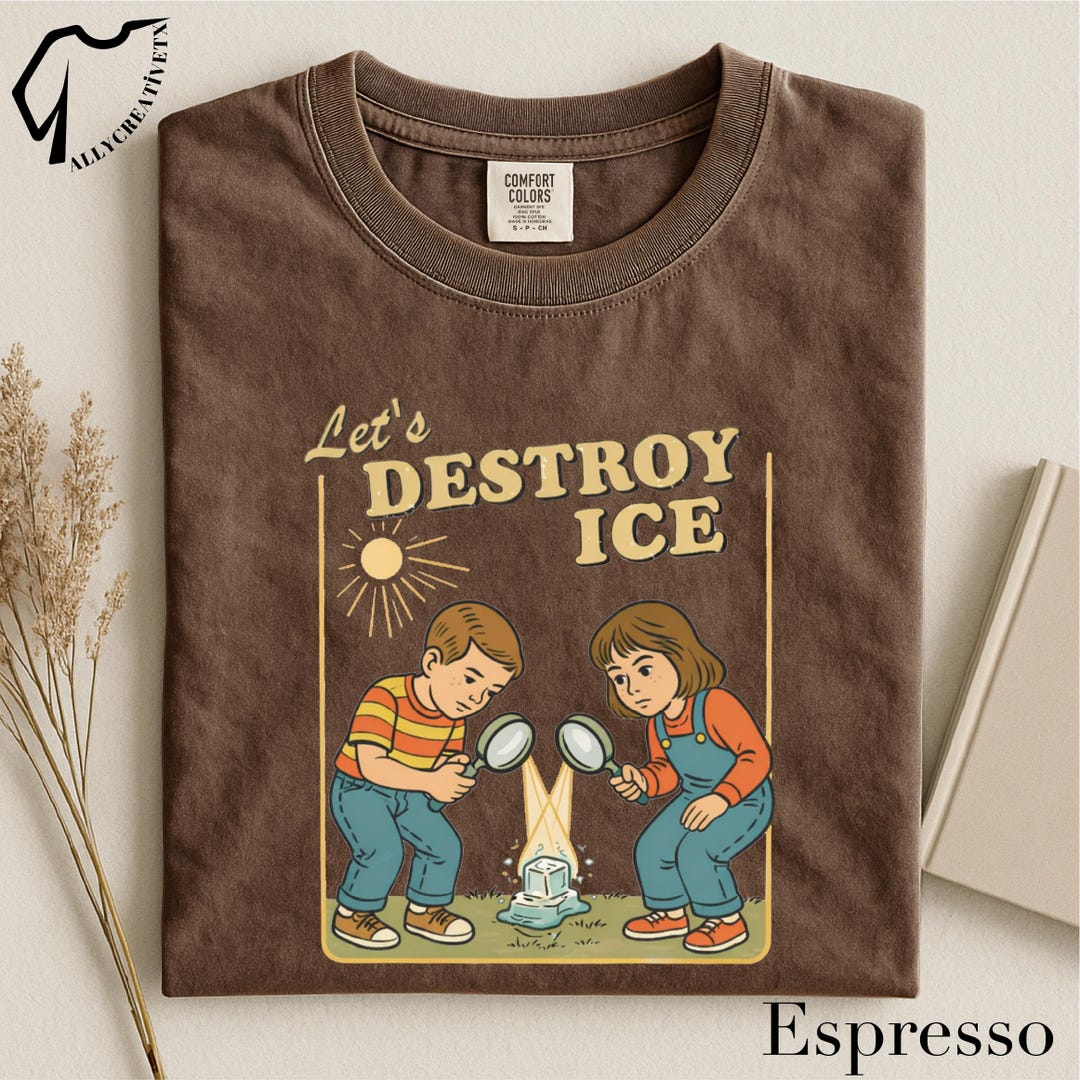 Let’s Destroy Ice T Shirt, Funny Science Humor Tee, Retro Science ...