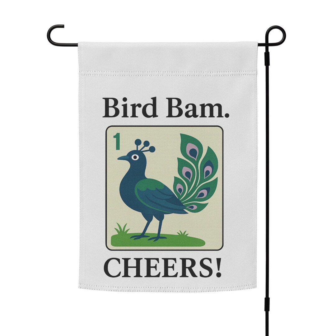 Bird Bam Cheers Garden Flag - Etsy