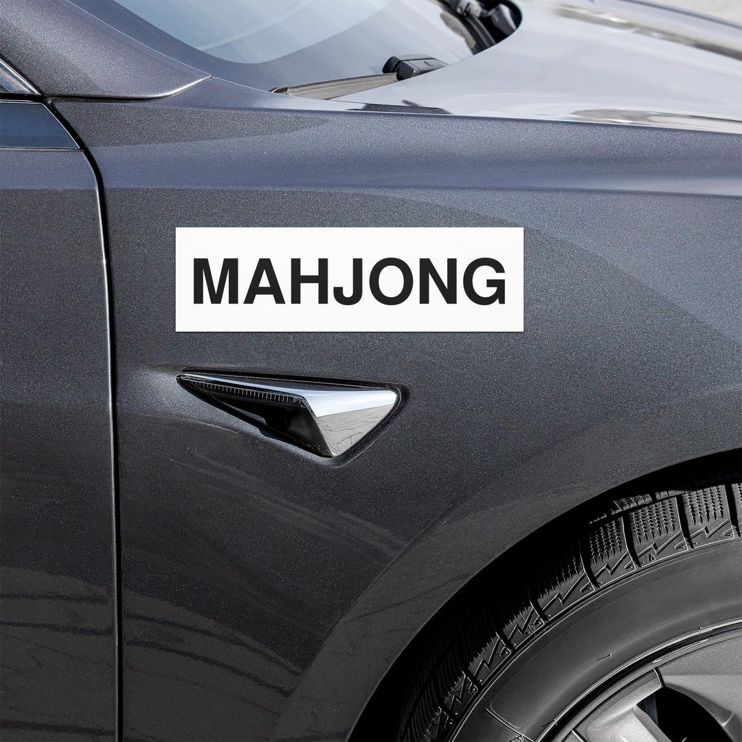 Mahjong Car Magnets - Etsy
