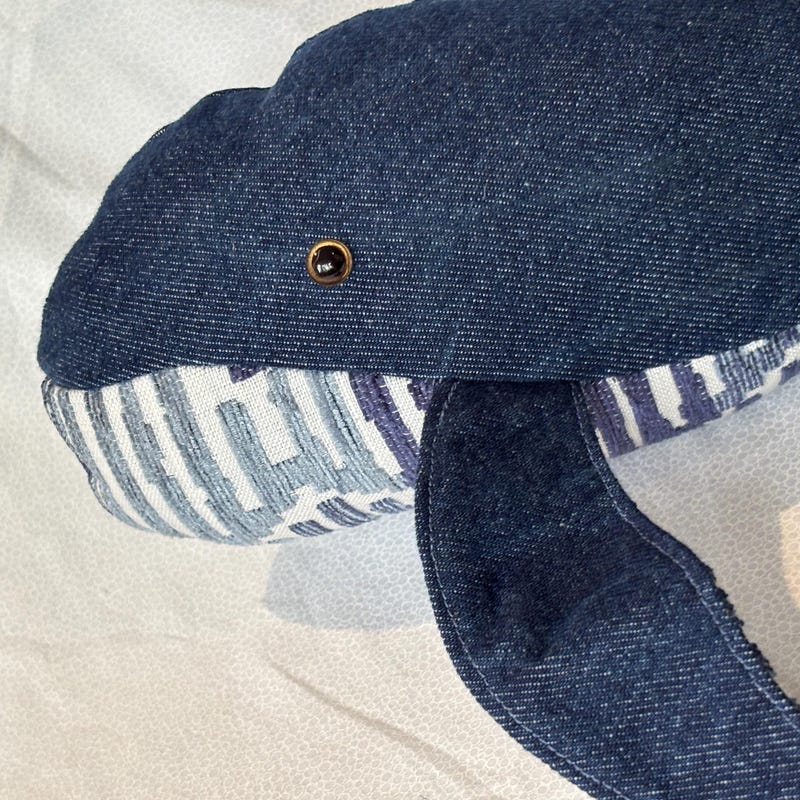 Denim Whale - Etsy