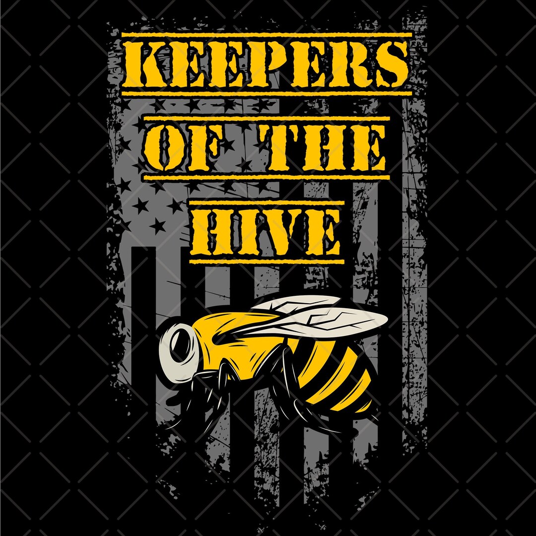 Keepers of the Hive PNG, Beekeeper Bee Lover Design, Vintage Beekeeping ...