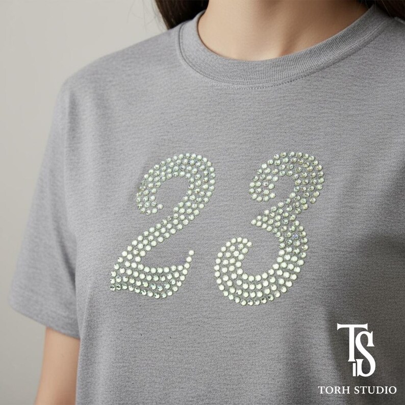 FULL RHINESTONE NUMBERS Svg Bundle | Script Font Bling Template ...