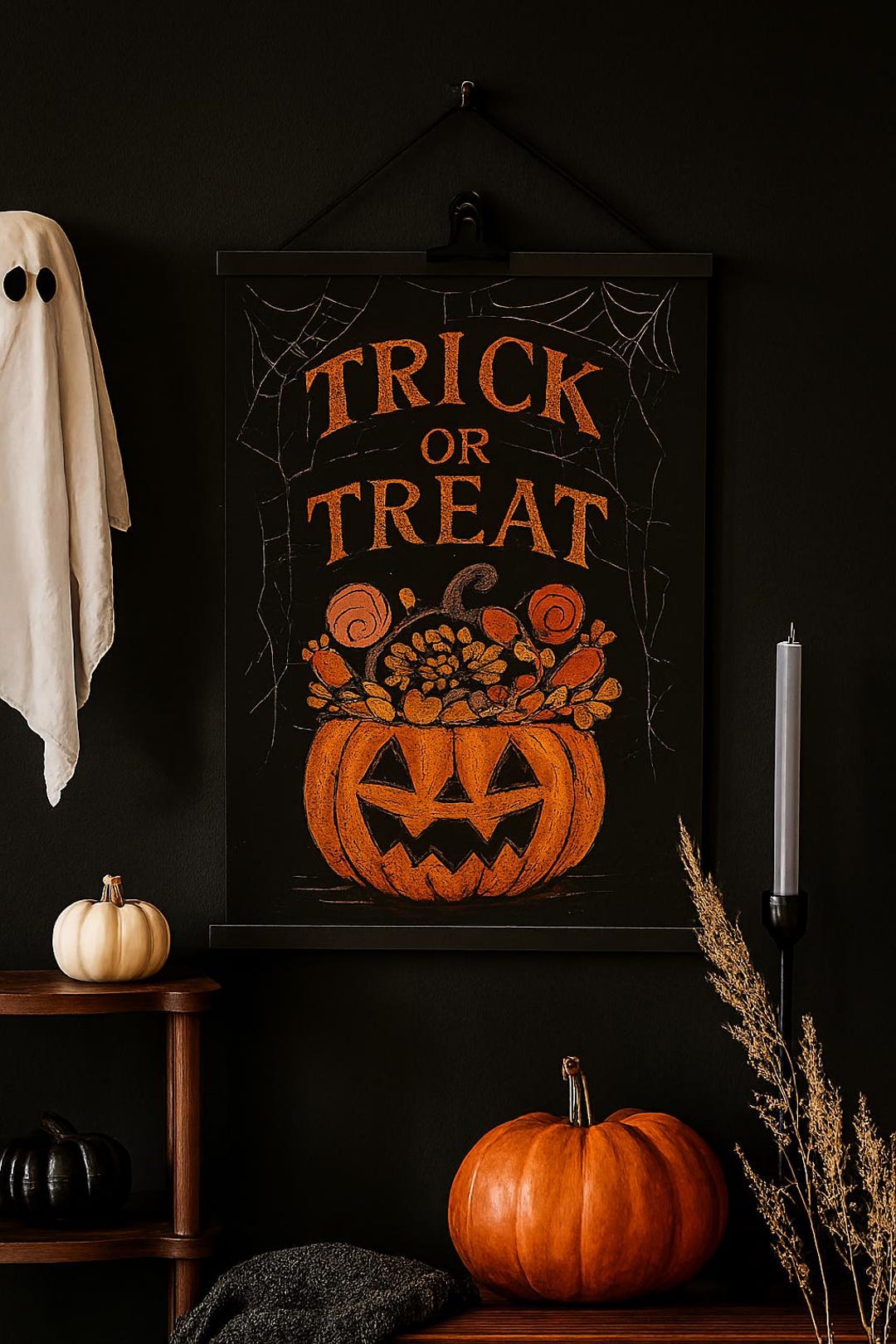 A4 | Trick or Treat Printable: Halloween Themed Poster (PDF and PNG ...