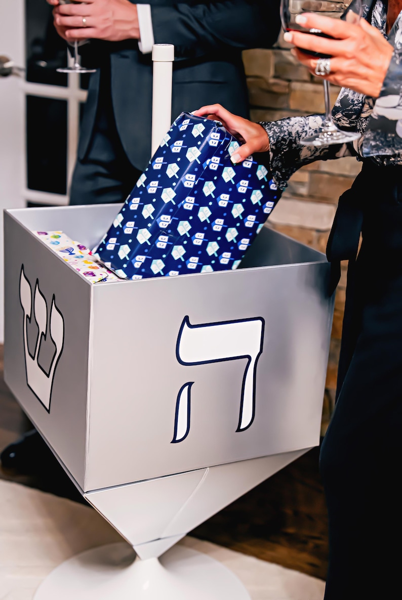 Life-sized Dreidel Cradle: Hanukkah Gift Display & Photo Prop - Etsy