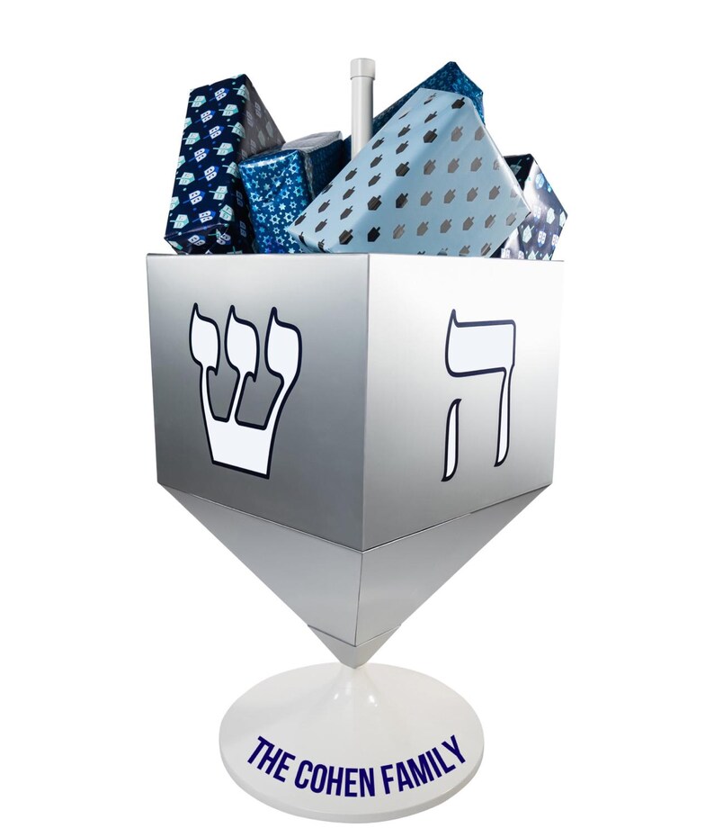 Life-sized Dreidel Cradle: Hanukkah Gift Display & Photo Prop - Etsy