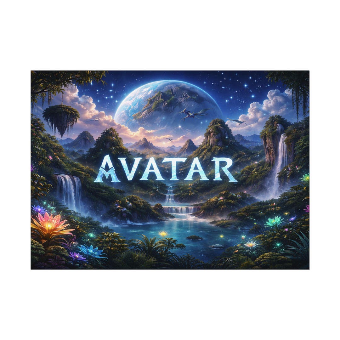 Avatar Pandora Fantasy Landscape Poster | Rolled Movie Art Print - Etsy