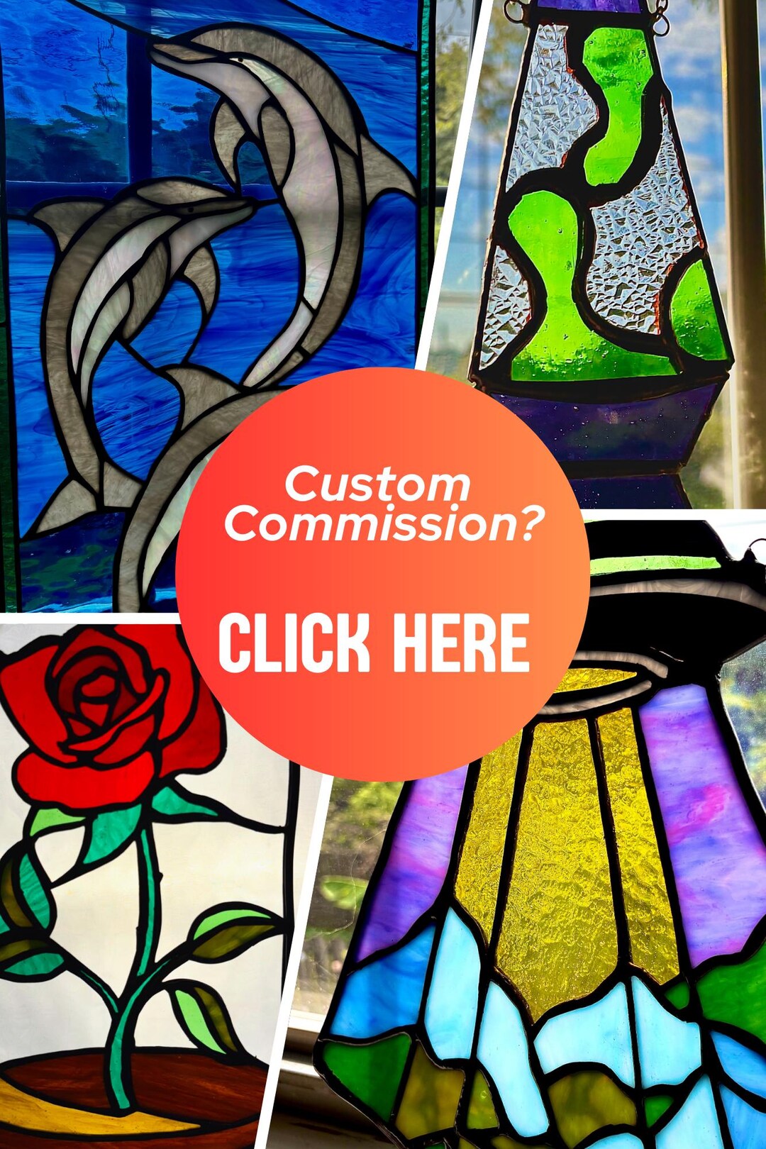 Custom Stained Glass Commission | Tiffany Method | Handmade ...