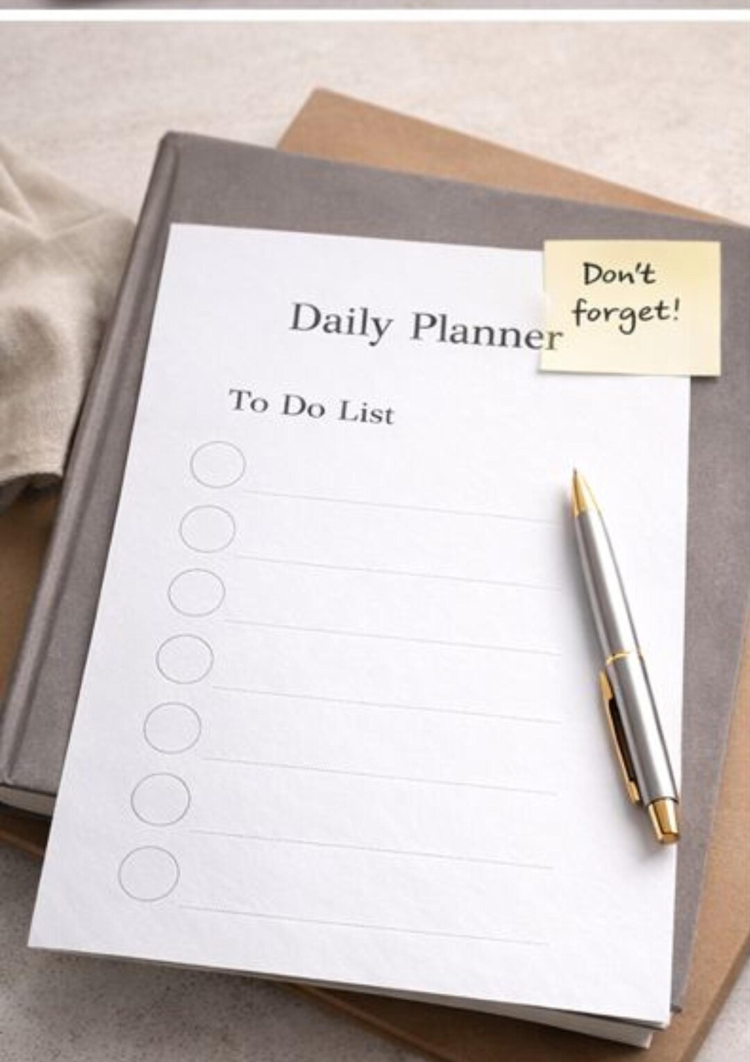 Minimal To-do List Printable | Simple Daily Task List | Clean Design ...