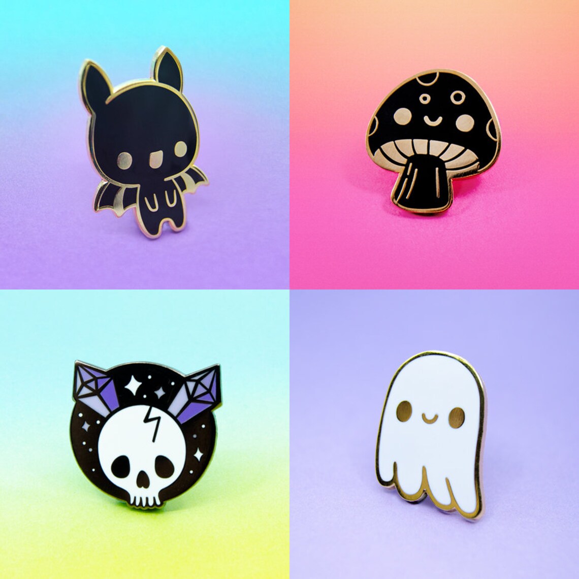 B-grade Mystery Pin Box 5 Random Enamel Pins | Etsy