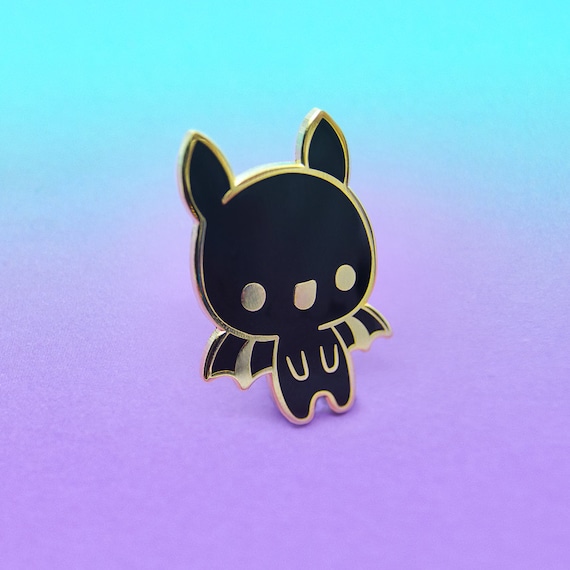 Bat Enamel Pin - Etsy UK